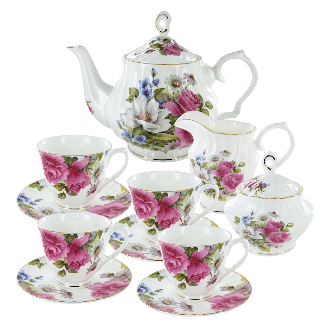 Grace's Rose Bone China Tea Set – English Tea Store