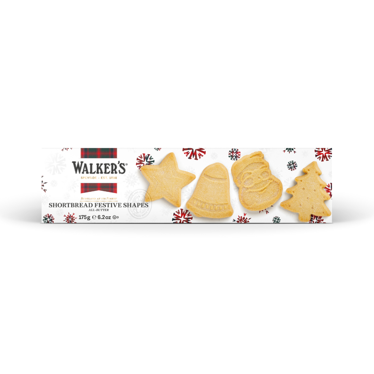 Walkers Shortbread Box - Festive Shapes - 6.2oz (175g) – English Tea Store